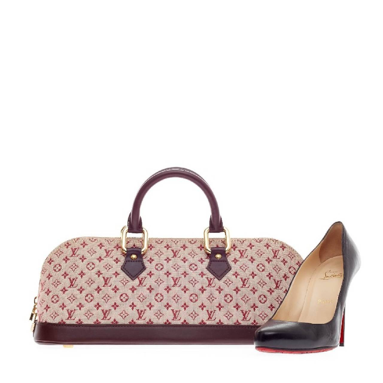 Louis Vuitton Alma Mini Lin Horizontal at 1stDibs