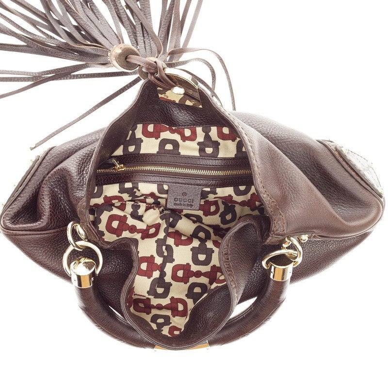 Gucci Indy Hobo Leather Medium at 1stDibs