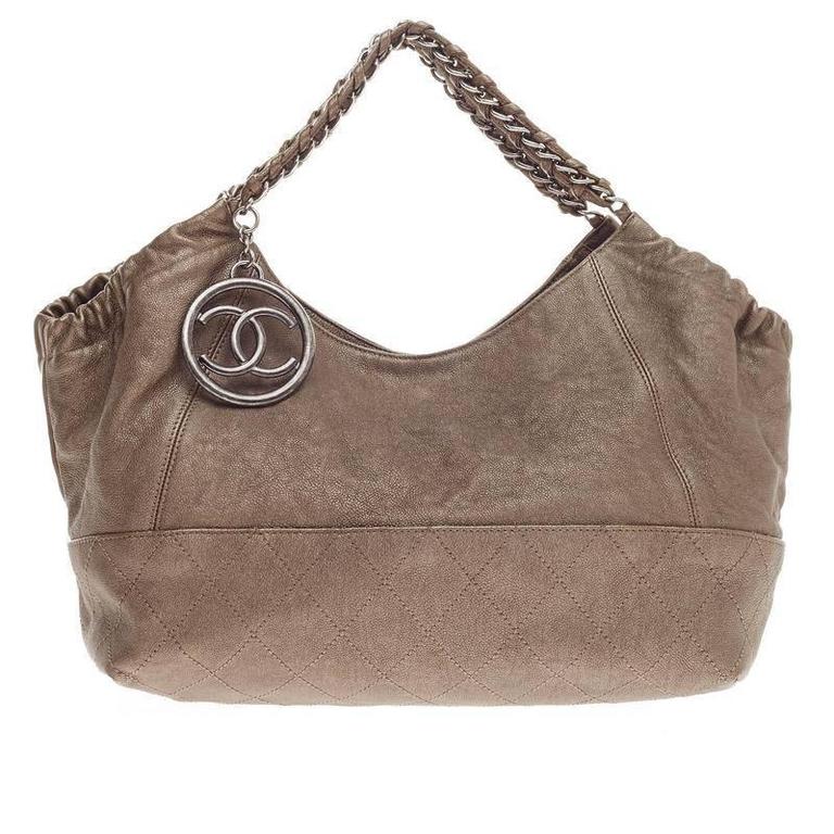 Chanel Coco Cabas Quilted Leather Large at 1stDibs