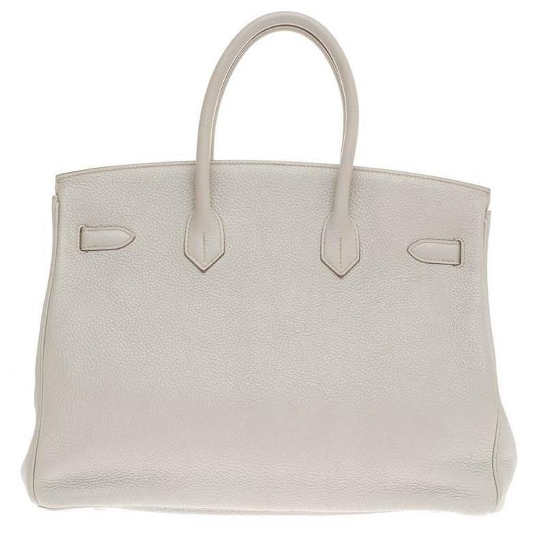 Hermes Club Birkin Gris Perle, Mykonos, and White Clemence and Lizard ...