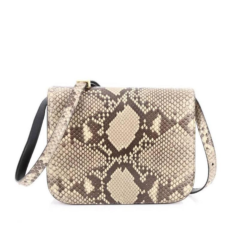 Celine Box Bag Python Medium at 1stDibs | celine python box bag, celine ...
