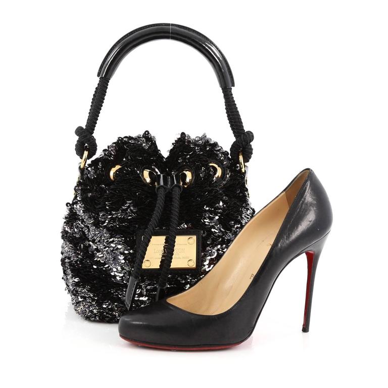Louis Vuitton Noe Rococo Handbag Sequins Mini at 1stDibs