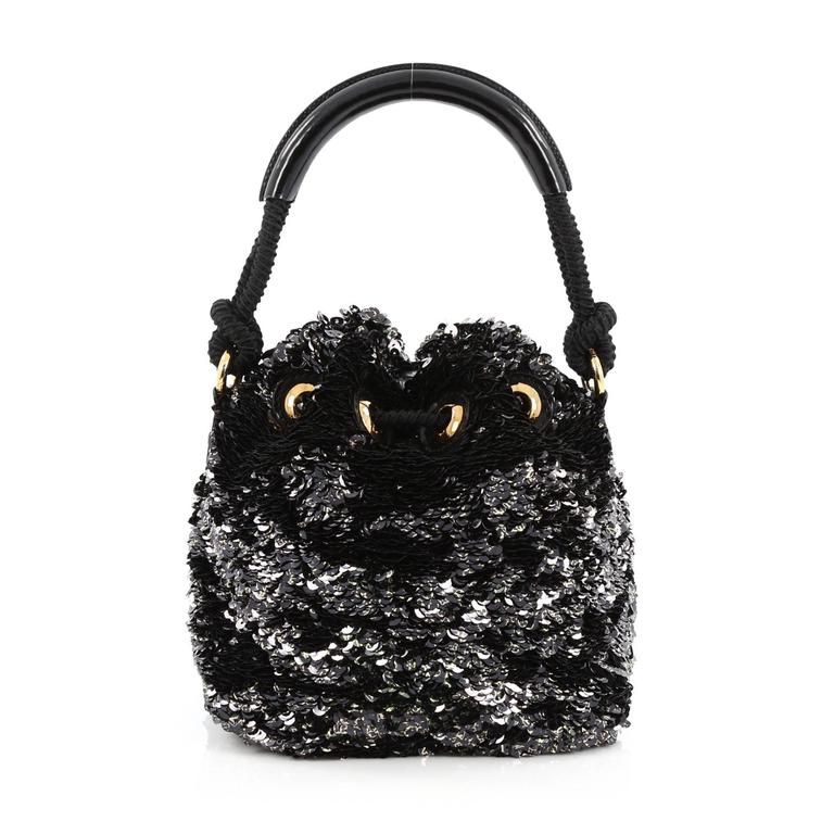 Louis Vuitton Noe Rococo Handbag Sequins Mini at 1stDibs