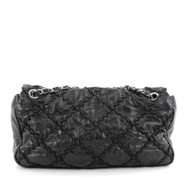 Chanel Ultra Stitch Flap Bag Quilted Calfskin Jumbo at 1stDibs | chanel ...