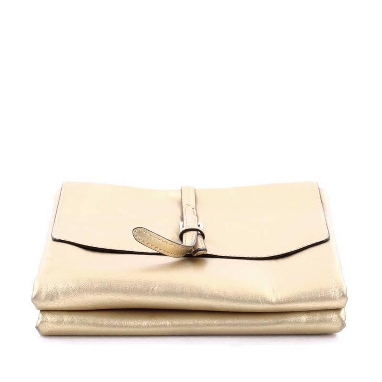 Prada Double Flap Turn Lock Shoulder Bag Leather Small at 1stDibs | 175 ...