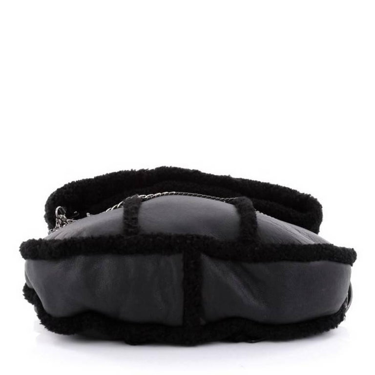 Jimmy Choo Biker Bag Shearling Large at 1stDibs | jimmy choo shearling bag