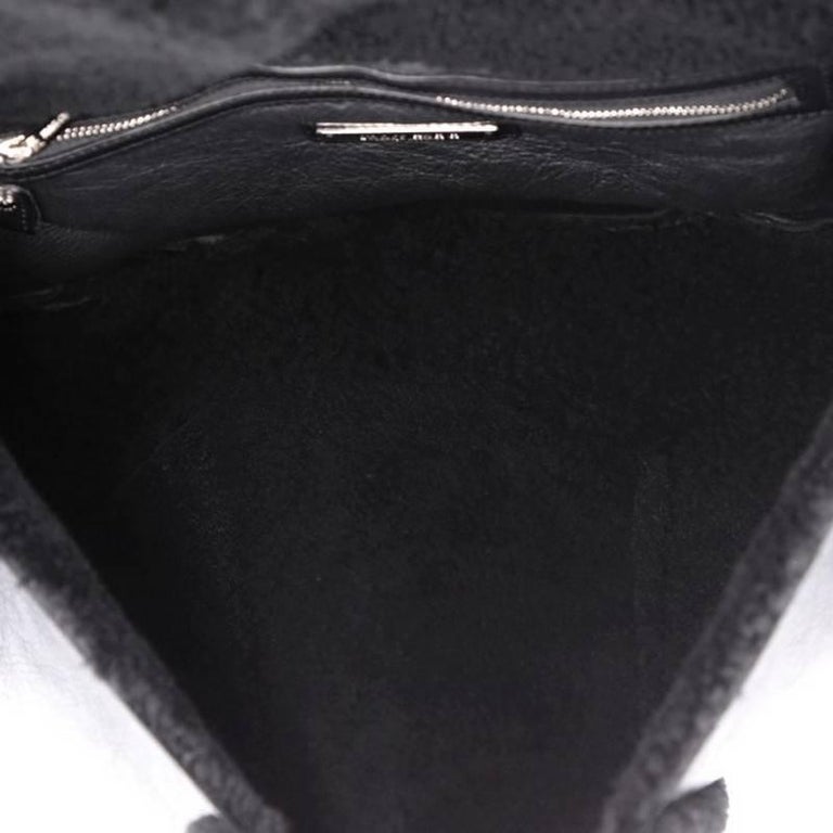 Jimmy Choo Biker Bag Shearling Large at 1stDibs | jimmy choo shearling bag