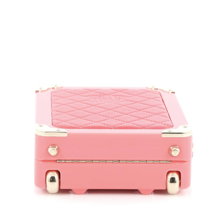 Chanel Trolley Minaudiere Plexiglass and Quilted Lambskin at 1stDibs ...