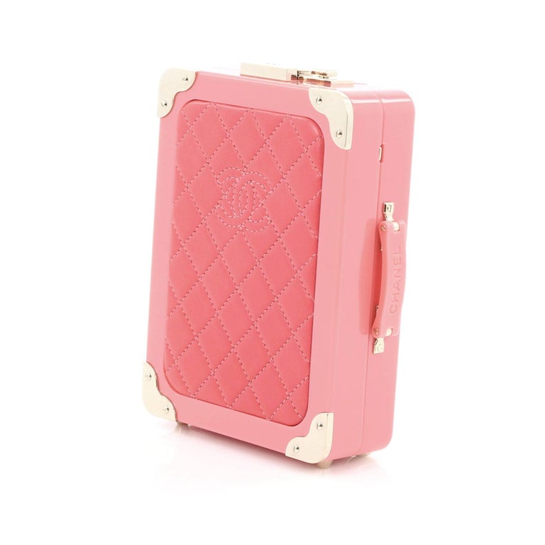 Chanel Trolley Minaudiere Plexiglass and Quilted Lambskin at 1stDibs ...