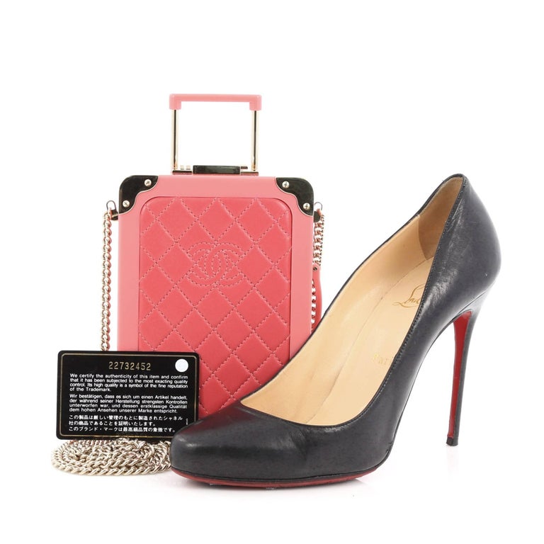 Chanel Trolley Minaudiere Plexiglass and Quilted Lambskin at 1stDibs ...