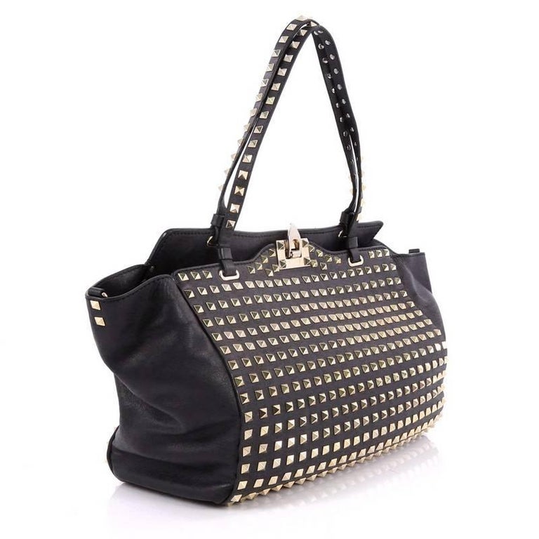 Valentino Rockstud Tote Full Studded Leather Medium at 1stDibs ...