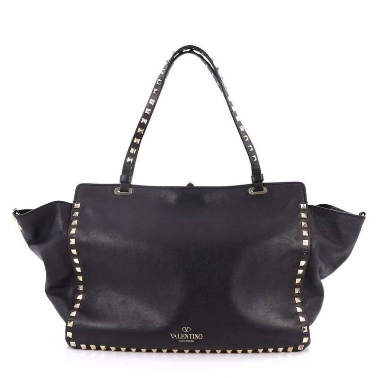 Valentino Rockstud Tote Full Studded Leather Medium at 1stDibs ...