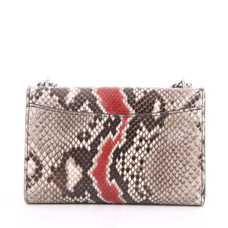 Louis Vuitton Chain Louise Clutch Python GM at 1stDibs | louis vuitton python clutch, louis ...