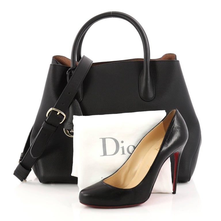 Christian Dior Open Bar Bag Leather Large at 1stDibs | dior bar bag ...