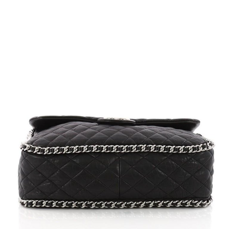 Chanel Chain Around Flap Bag Quilted Leather Maxi at 1stDibs | chanel ...