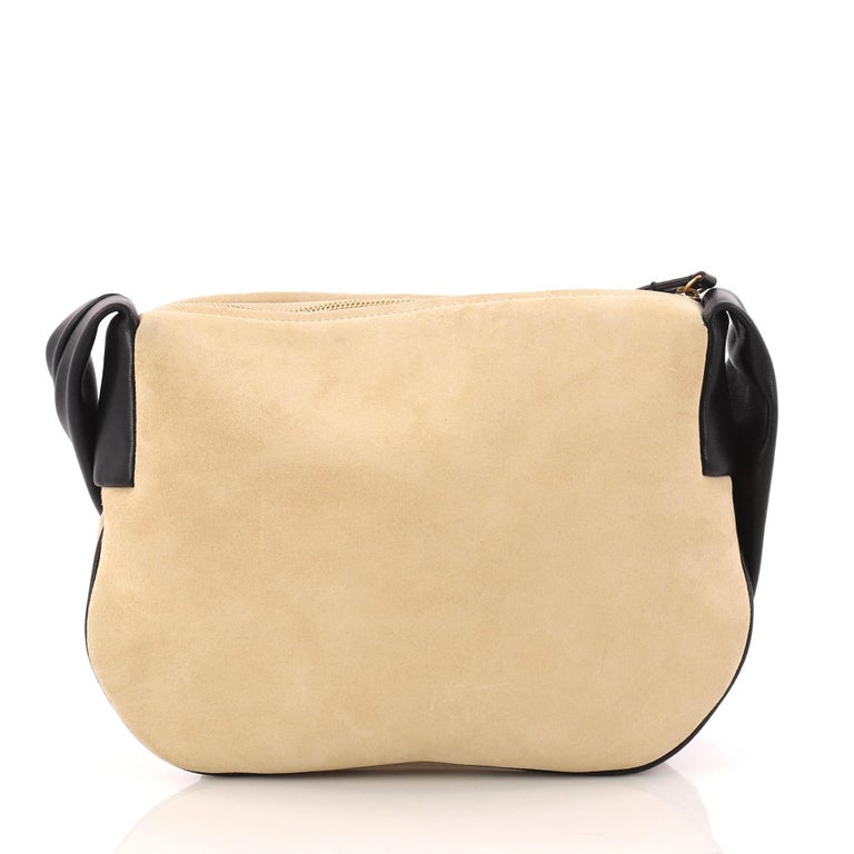 Celine Ribbon Shoulder Bag Suede with Leather Small at 1stDibs | celine ...
