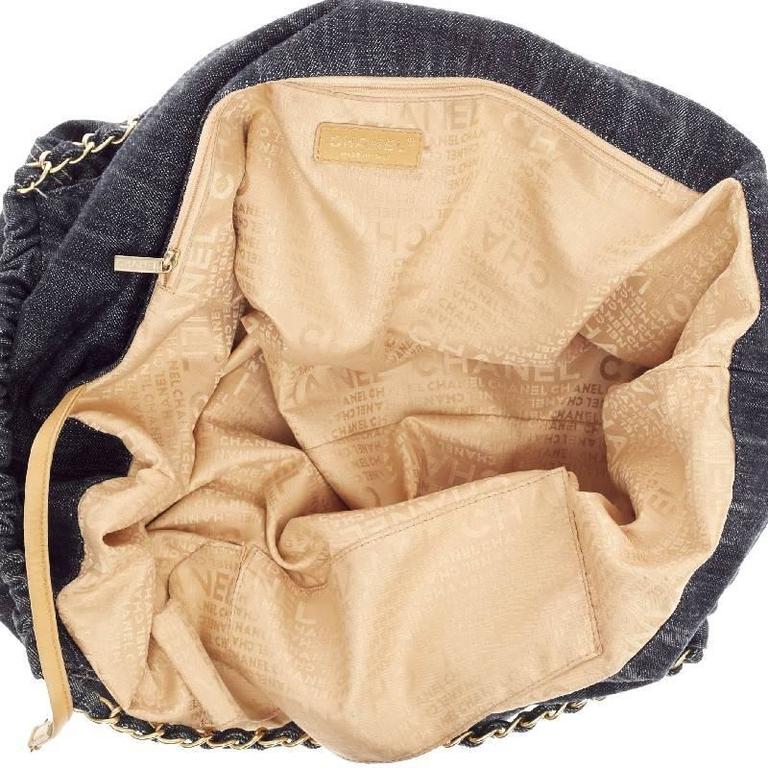 Chanel Coco Cabas Denim Large at 1stDibs