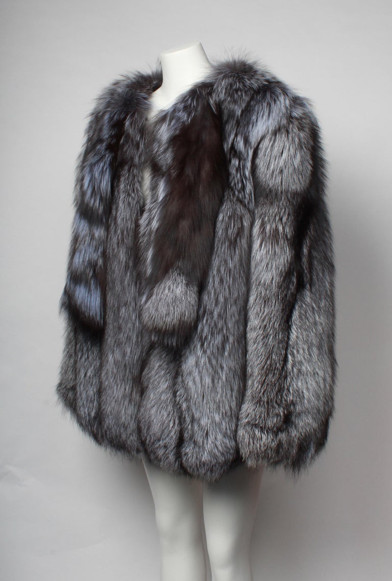 Silver Lilac Fox Fur at 1stDibs