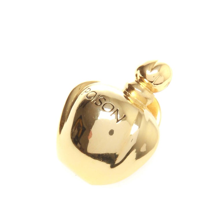 Christian Dior Vintage Poison Bottle Lapel Pin Brooch at 1stDibs