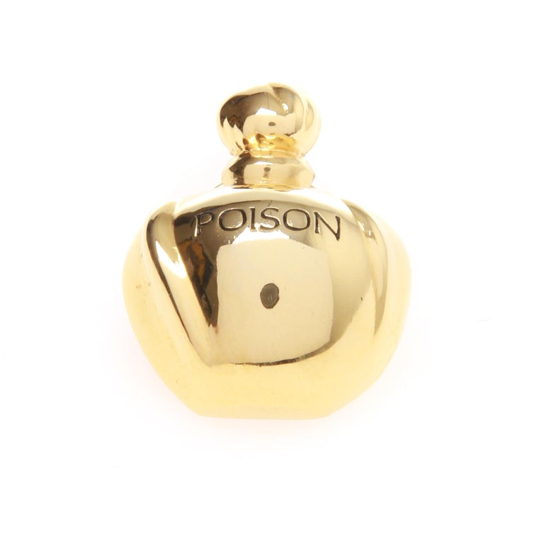 Christian Dior Vintage Poison Bottle Lapel Pin Brooch at 1stDibs