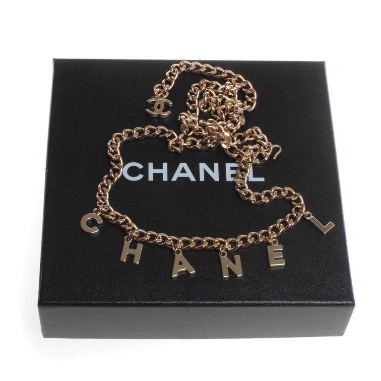 Chanel letter belt at 1stDibs | chanel belt letters