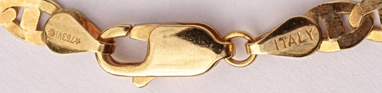 14K Gold IW Italian Anchor Link Chain Bracelet at 1stDibs | 14 karat ...