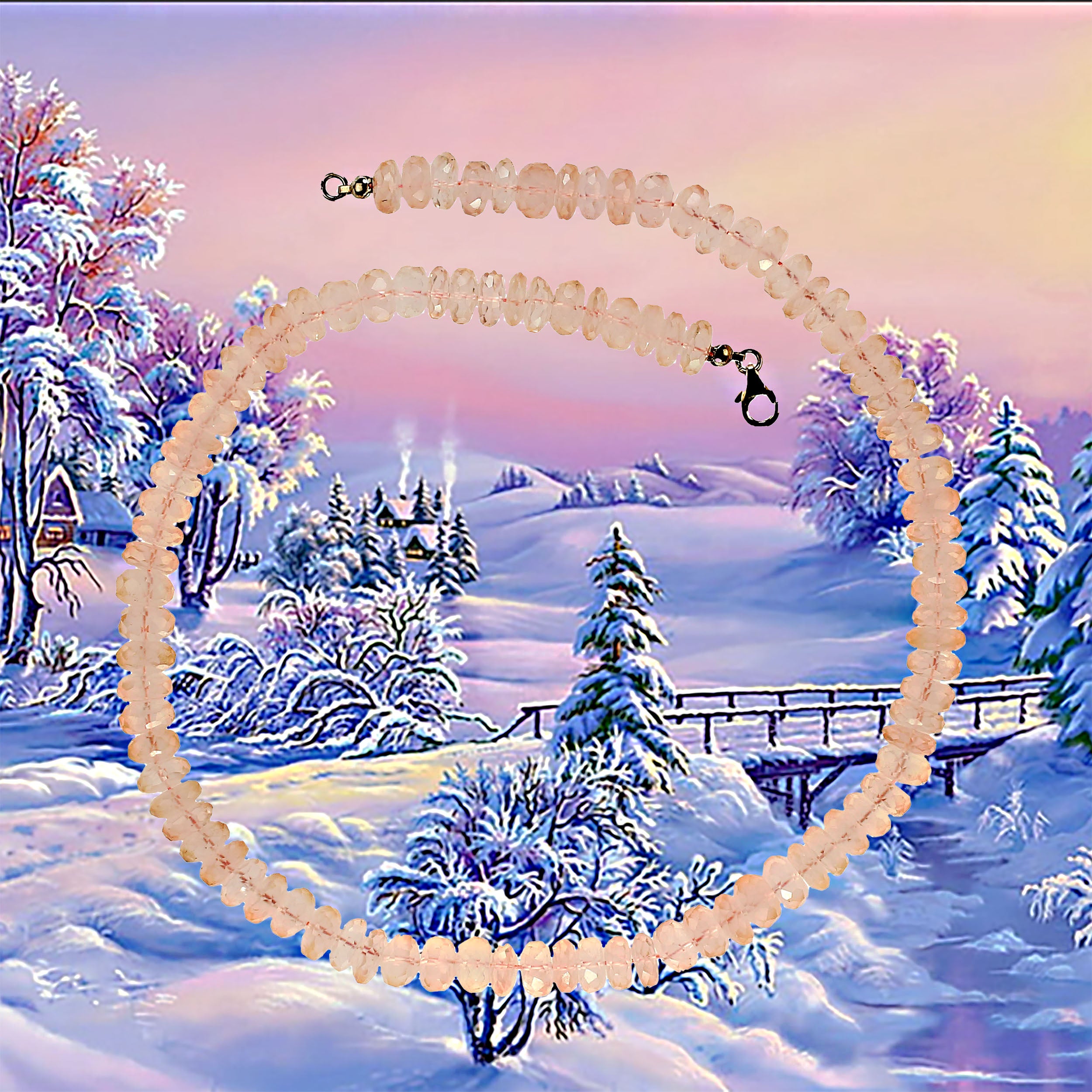 AJD Elegant and Unique Blue Topaz and Peridot 23 Inch necklace Great ...