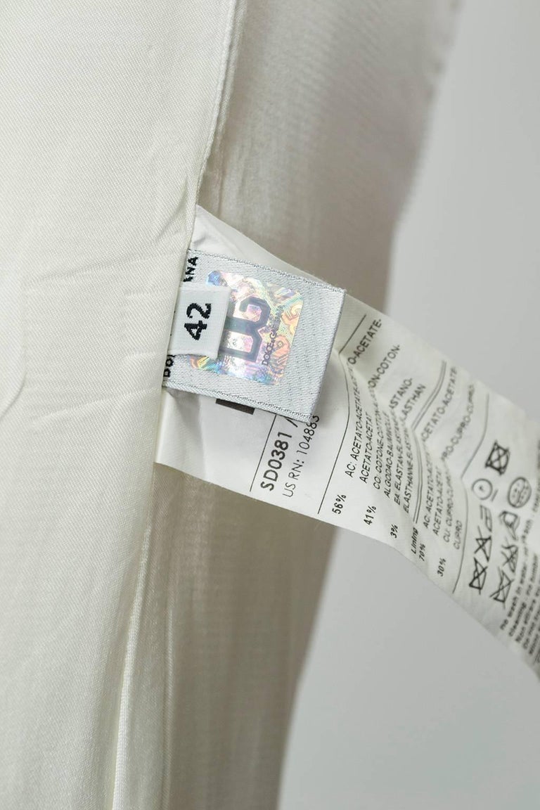 Dolce and Gabbana Mod Mini Dress with Nautical Trim and Rear Bow ...