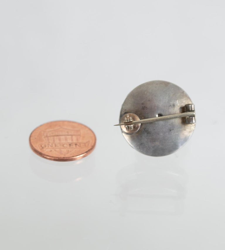 Italian Micro Mosaic 800 Silver Iris Pin, 19th Century at 1stDibs ...