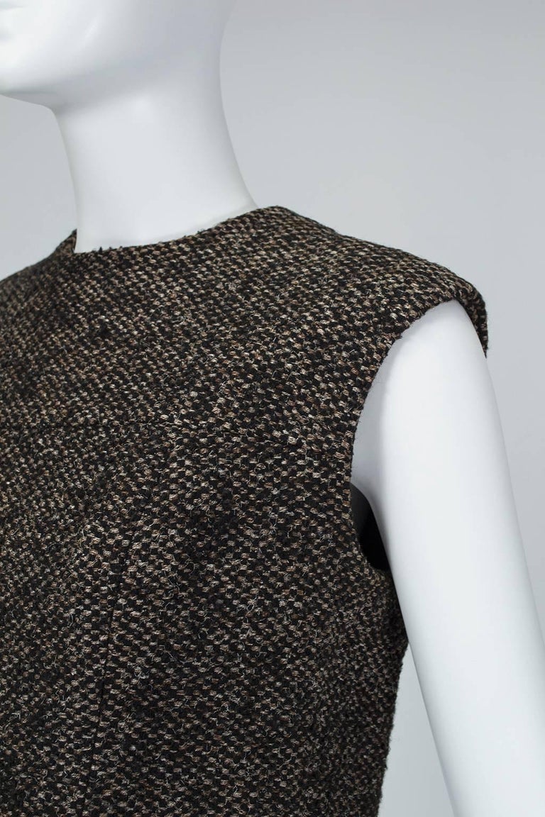 Chanel-Inspired Galanos Brown Tweed Jacket and Matching Fringed Shell ...