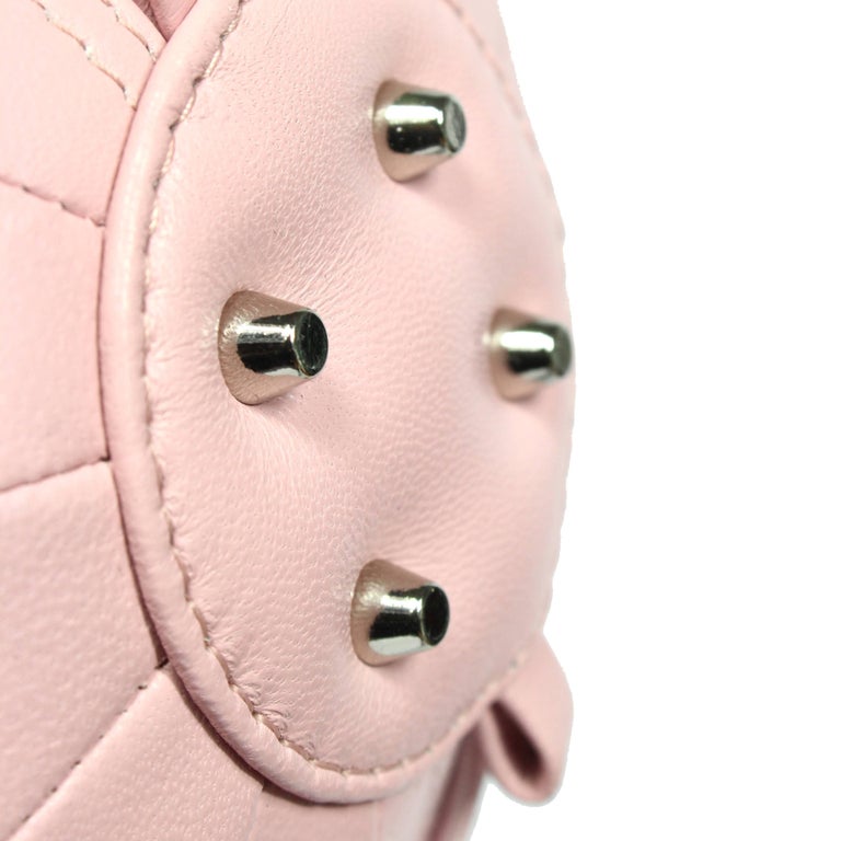 NitaSuri Pilo Pink Leather Sphere Handbag For Sale at 1stDibs