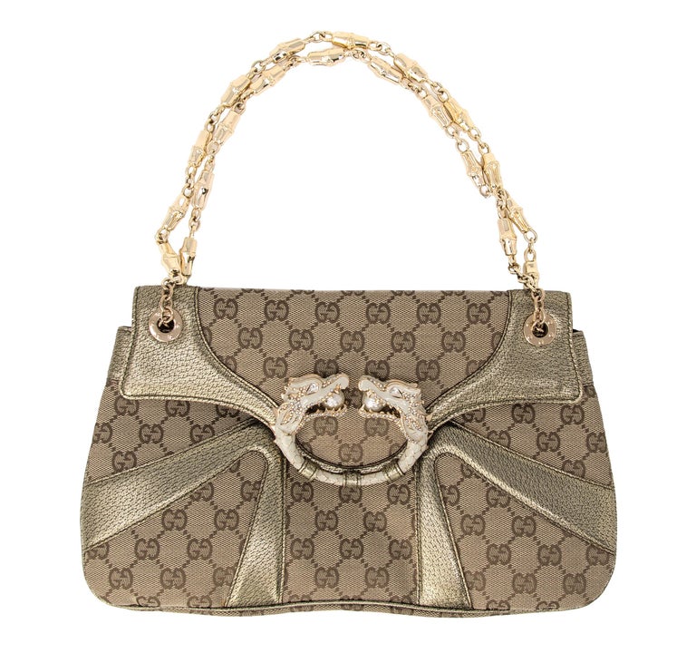 Gucci by Tom Ford Jeweled Dragon Shoulder Bag For Sale at 1stDibs ...