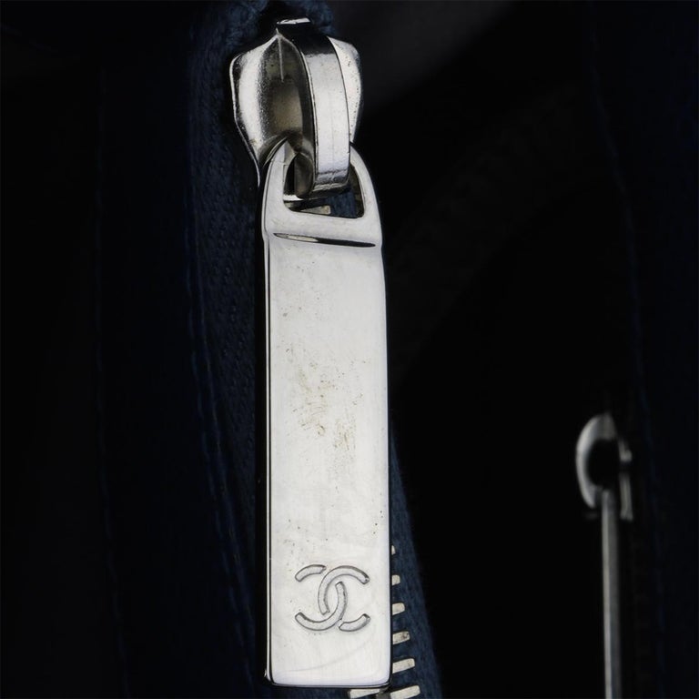 CHANEL Grand Shopping Tote (GST) Blue Caviar with Silver Hardware 2013 ...