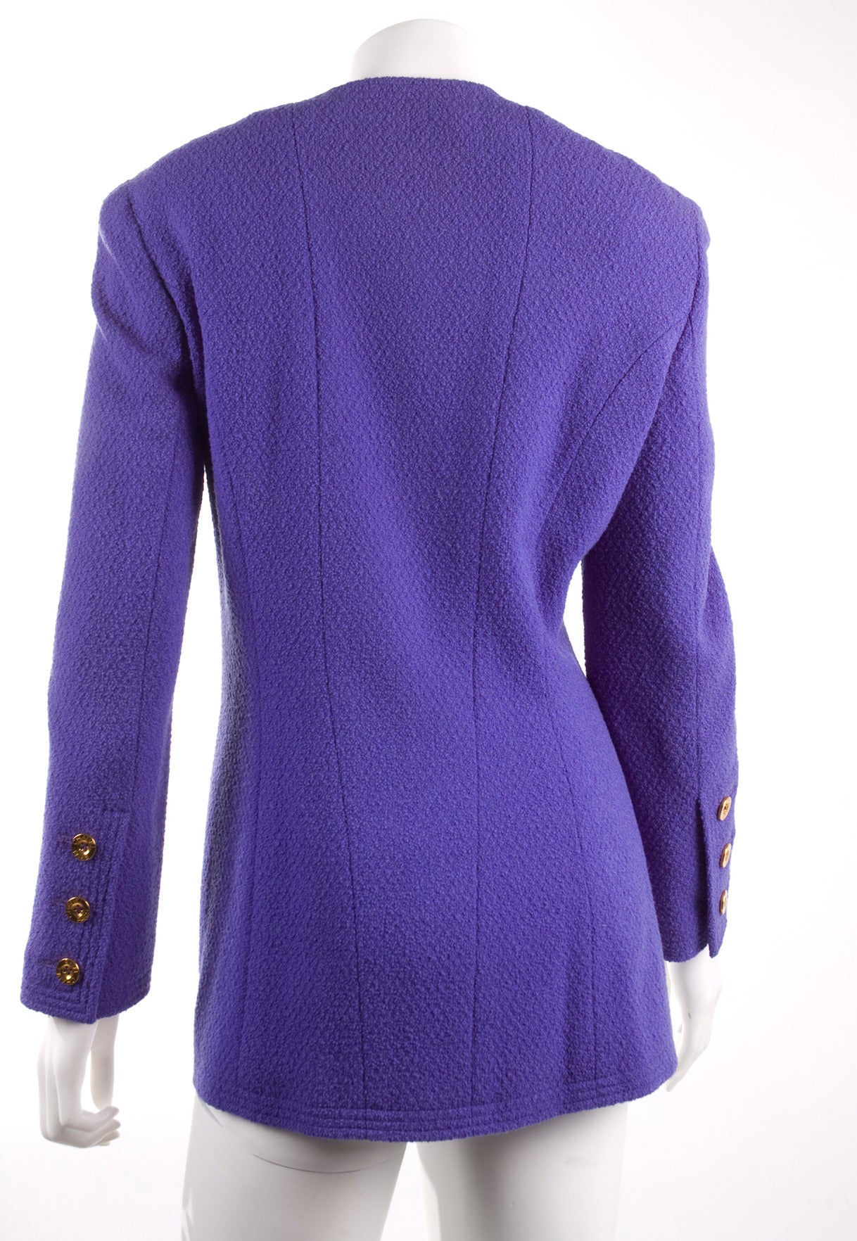 Chanel Jacket in Purple at 1stDibs