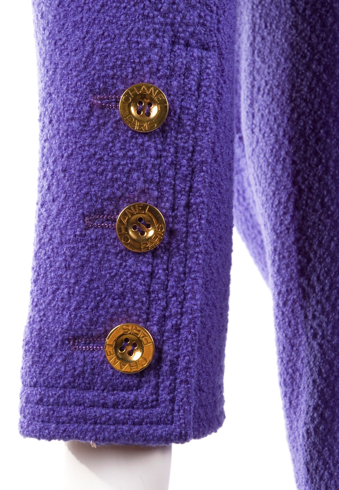 Chanel Jacket in Purple at 1stDibs