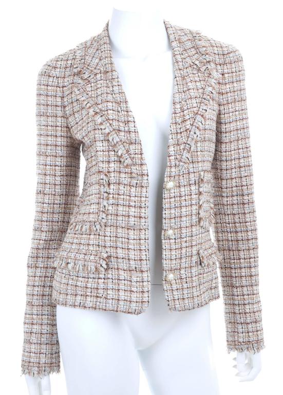 2004 Chanel Tweed Jacket at 1stDibs