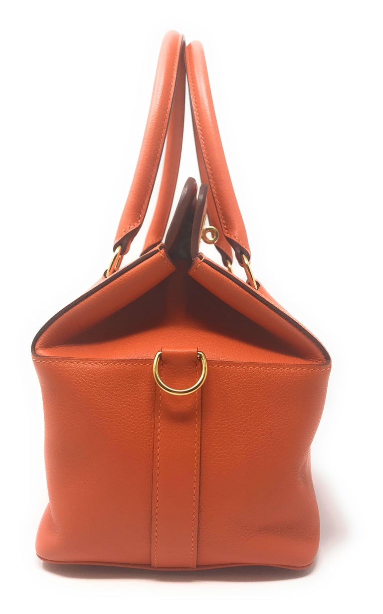 Hermes Toolbox 20cm Orange Feu Toolbox For Sale at 1stDibs | toolbox 20 bag