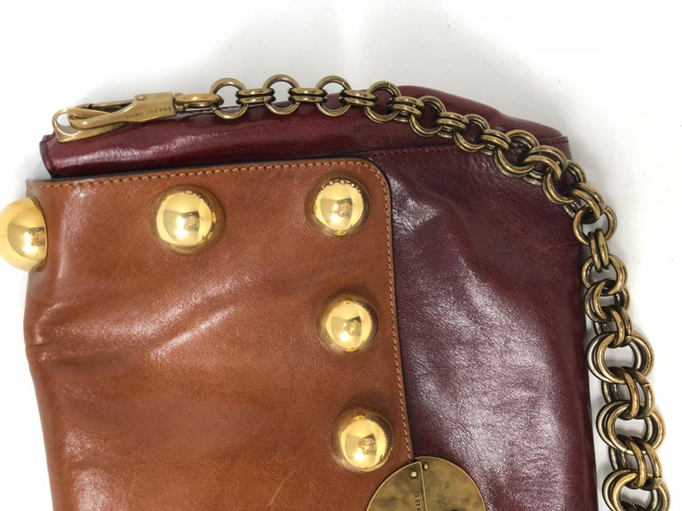 Marc Jacobs Leather Studded Bag at 1stDibs | marc jacobs studded bag