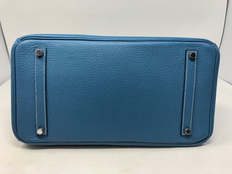 Hermes Birkin 35 Blue Jean at 1stDibs | blue jean birkin, hermes birkin ...