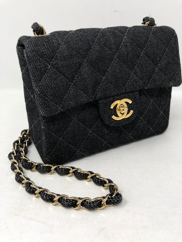 Chanel Denim Mini Bag at 1stDibs