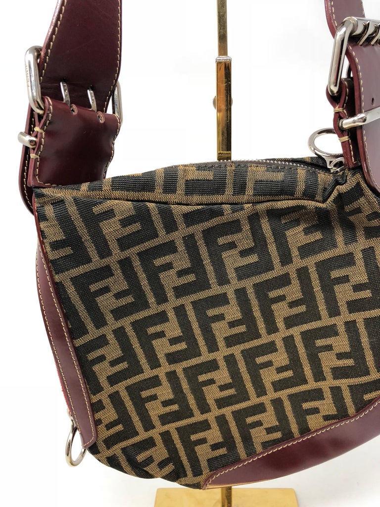 Vintage Fendi Monogram Shoulder Bag For Sale | semashow.com