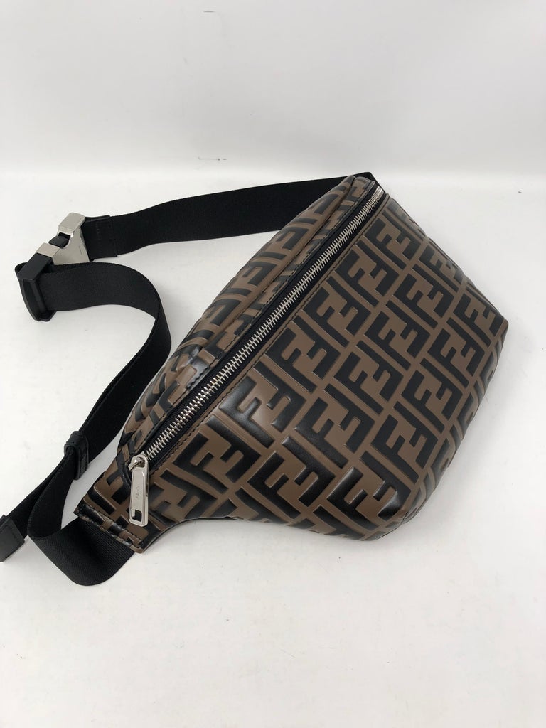 Fendi Embossed Belt Bag at 1stDibs