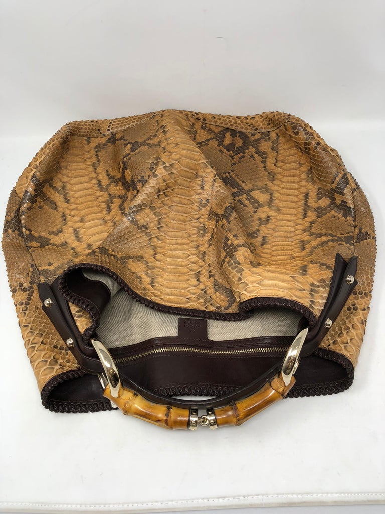 Gucci Python Guccisima Hobo at 1stDibs