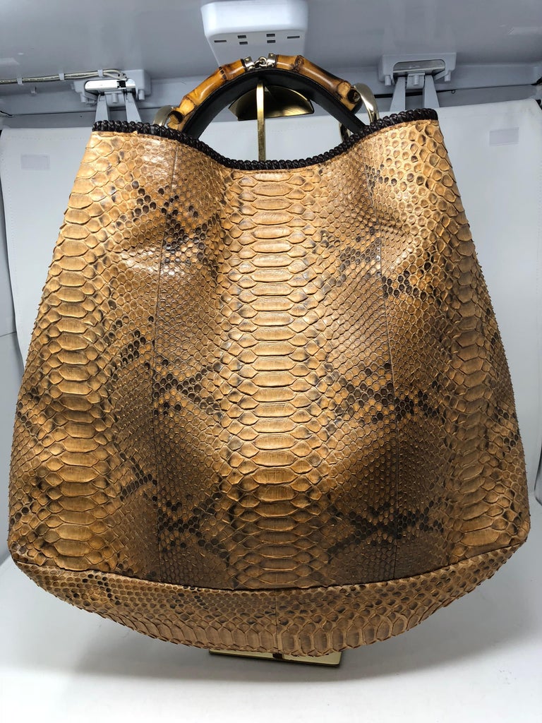 Gucci Python Guccisima Hobo at 1stDibs