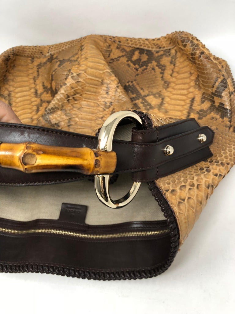 Gucci Python Guccisima Hobo at 1stDibs