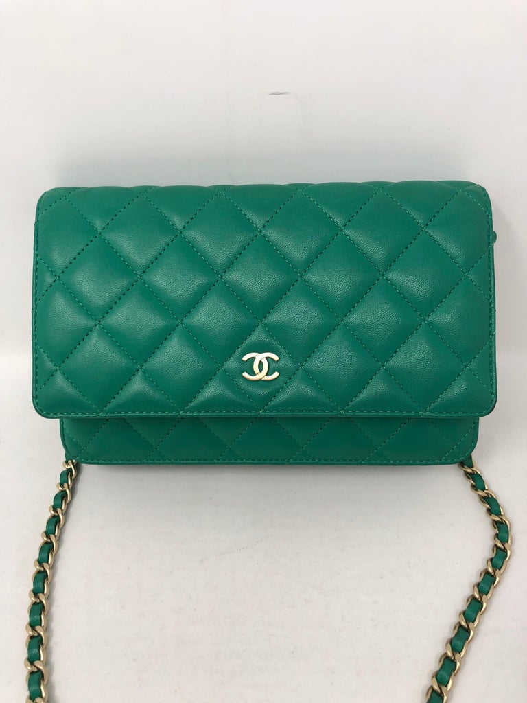 Chanel Green WOC at 1stDibs | chanel woc green, green chanel woc ...