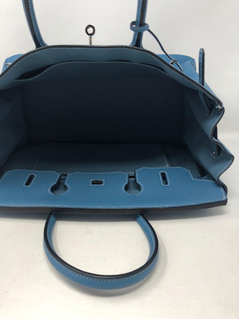 Hermes Birkin 35 Blue Jean at 1stDibs | blue jean birkin, hermes birkin ...