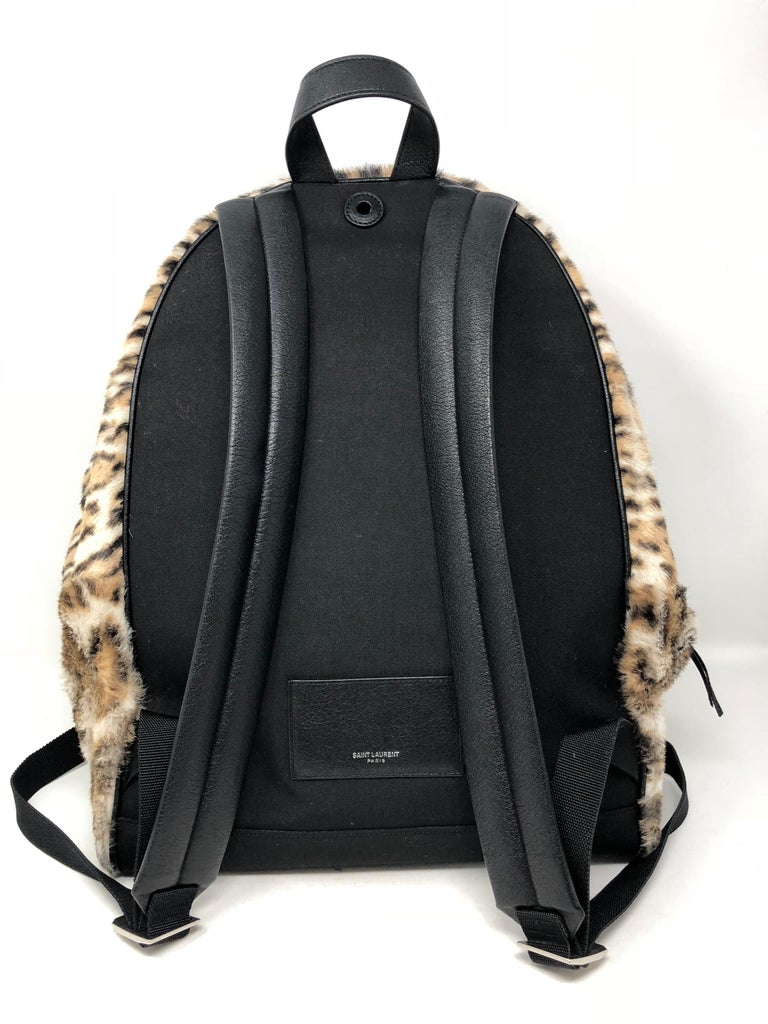 YSL Leopard Backpack at 1stDibs | ysl backpack, ysl fringe backpack ...