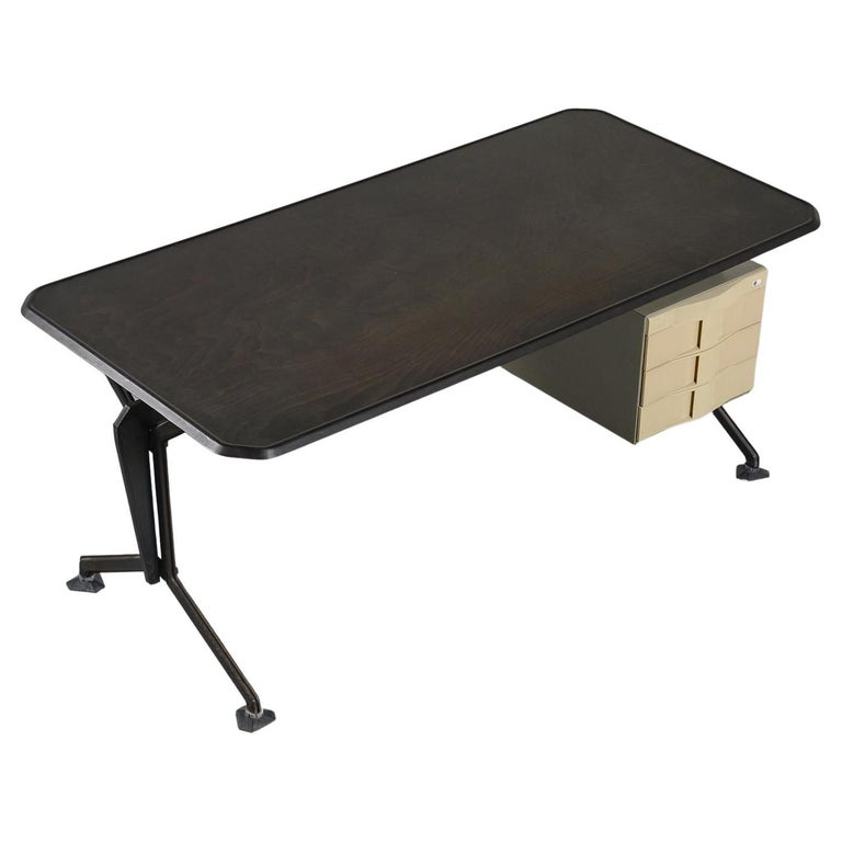 Arco Desk by B.B.P.R for Olivetti, 1960s For Sale at 1stDibs