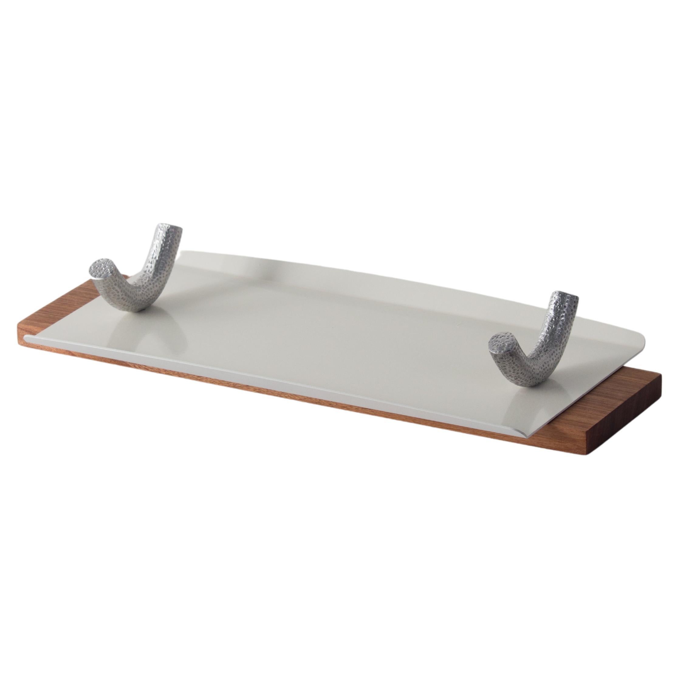 Arco Trays (Set of 2) with cast aluminum handles by Estúdio Dentro For ...